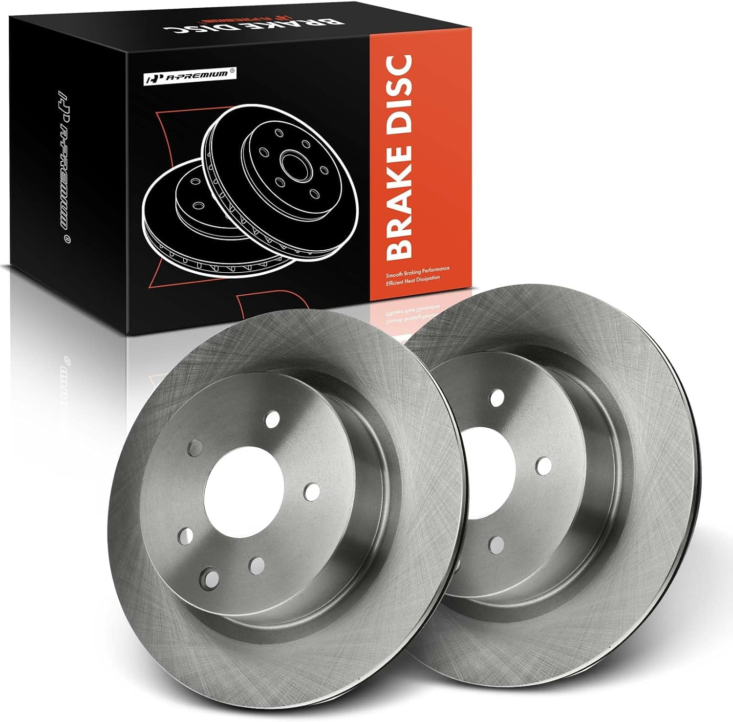 A-Premium Rear Disc Brake Rotors Set Compatible with Nissan Maxima 370Z ...