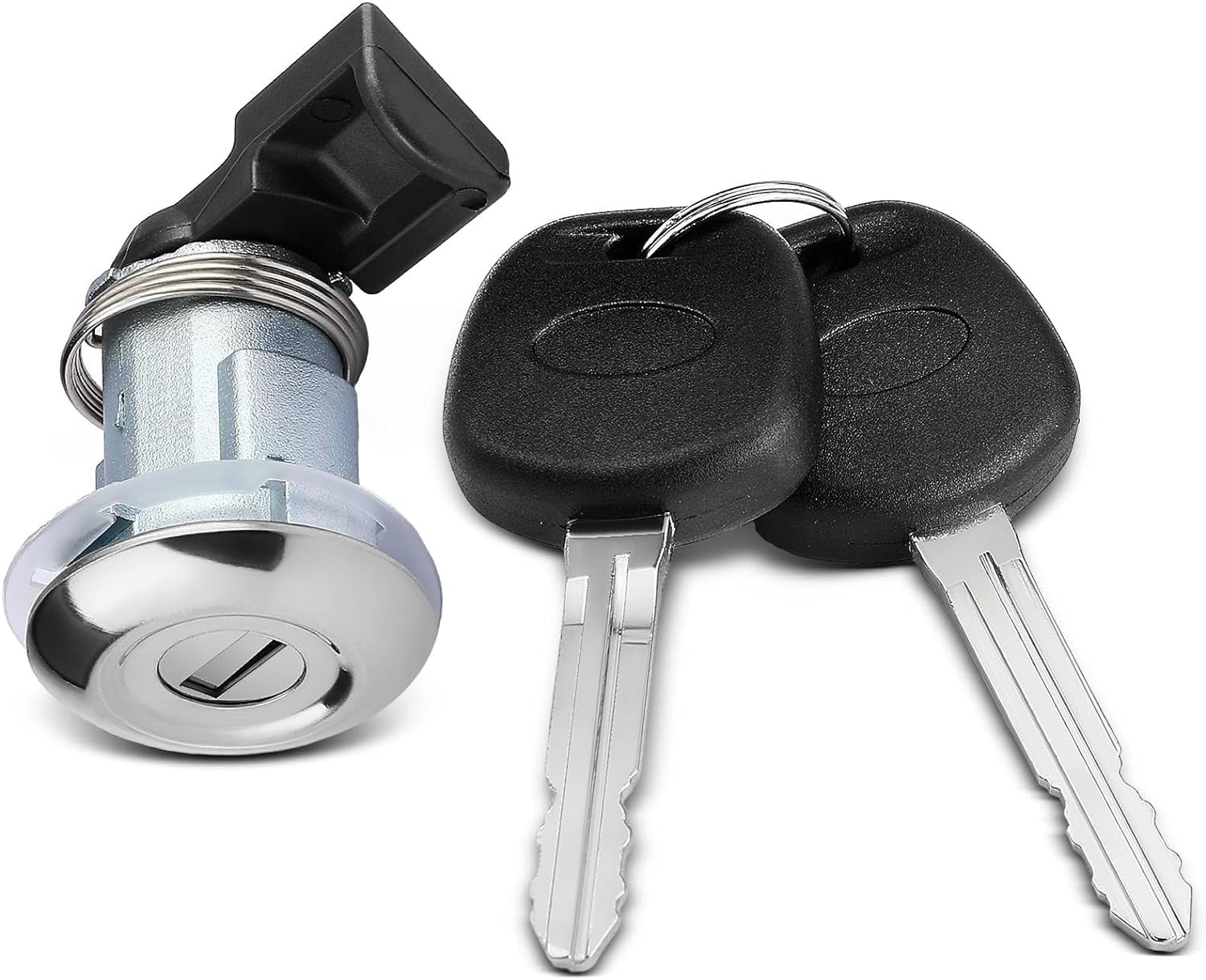 A-Premium Rear Door Lock Cylinder Set with 2 Keys Compatible with ...