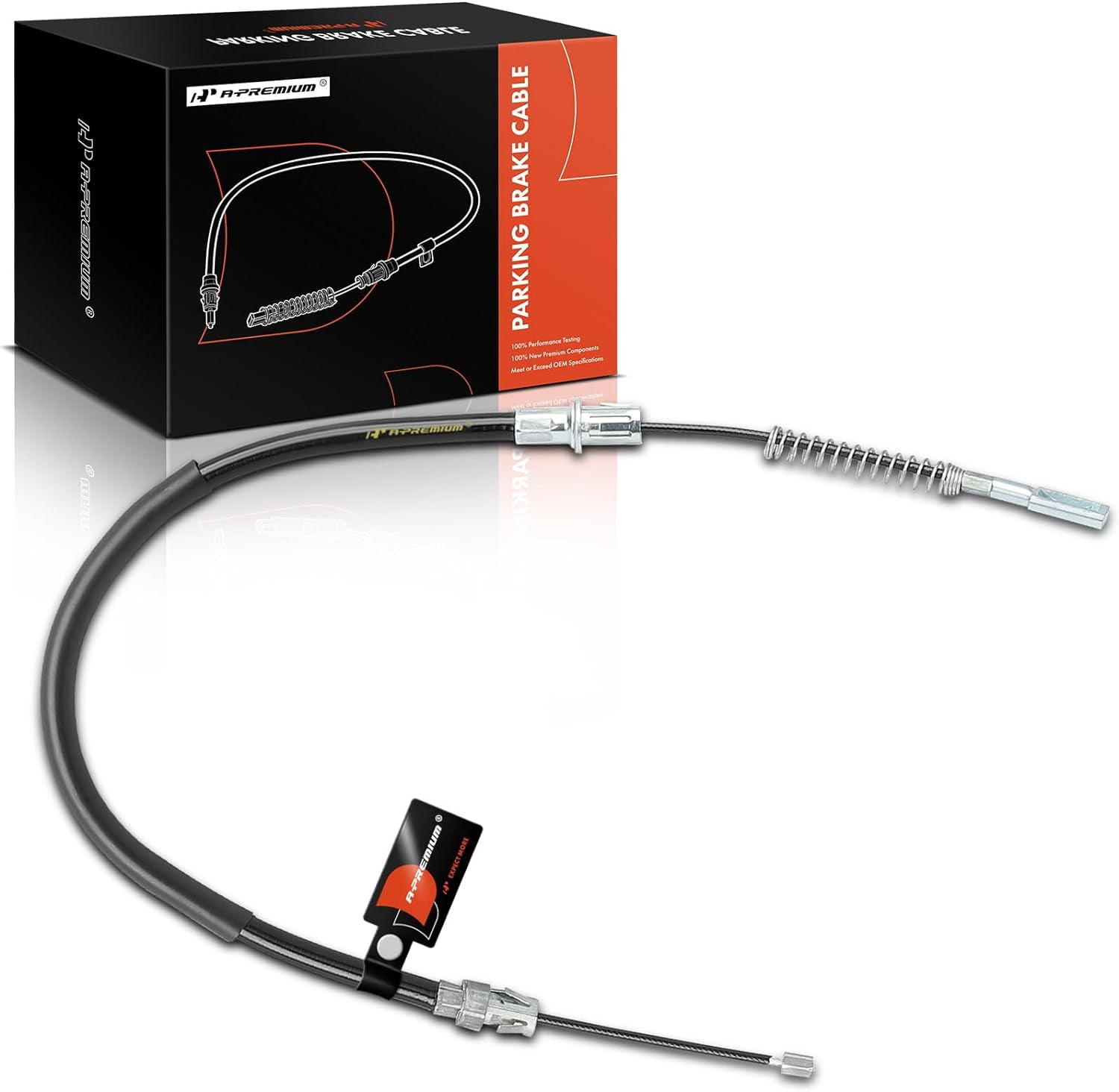 A-Premium Rear Driver Side Parking Brake Cable Assembly Compatible with ...