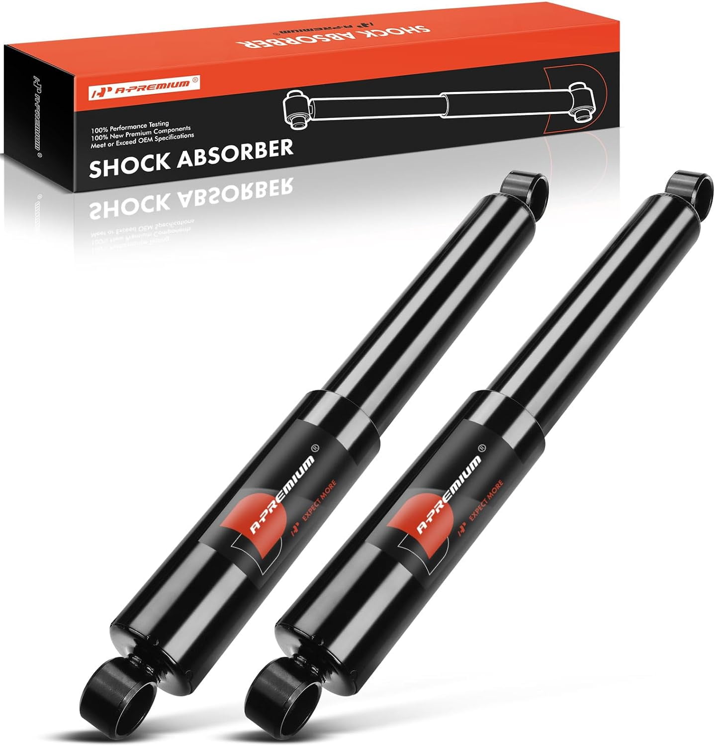A-Premium Rear Pair (2) Shock Absorber Strut Assembly Compatible with ...