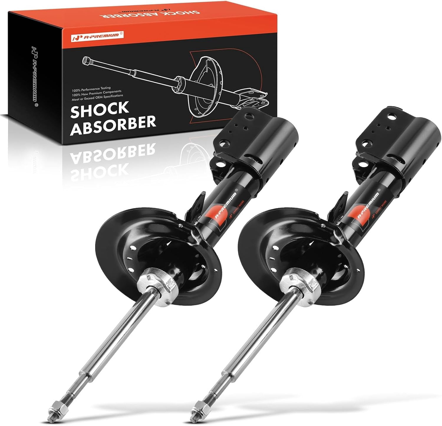 A-Premium Rear Pair (2) Shock Absorber Strut Assembly Compatible with ...