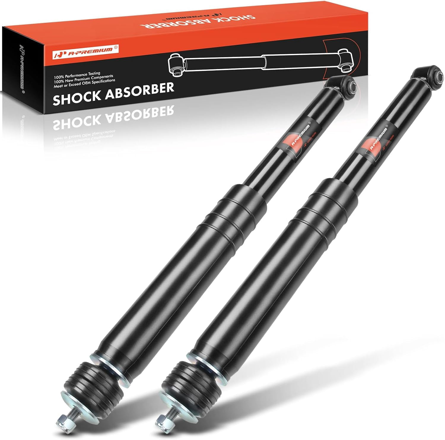 A-Premium Rear Pair (2) Shock Strut Absorbers Compatible with Honda Fit ...