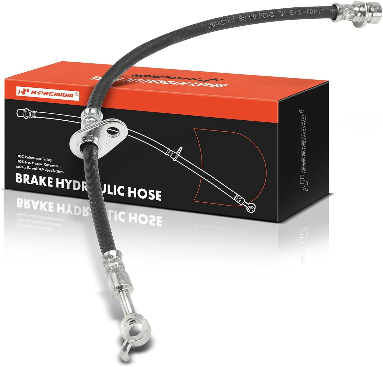 A-Premium Rear Passenger Side Brake Hydraulic Hose Compatible with ...