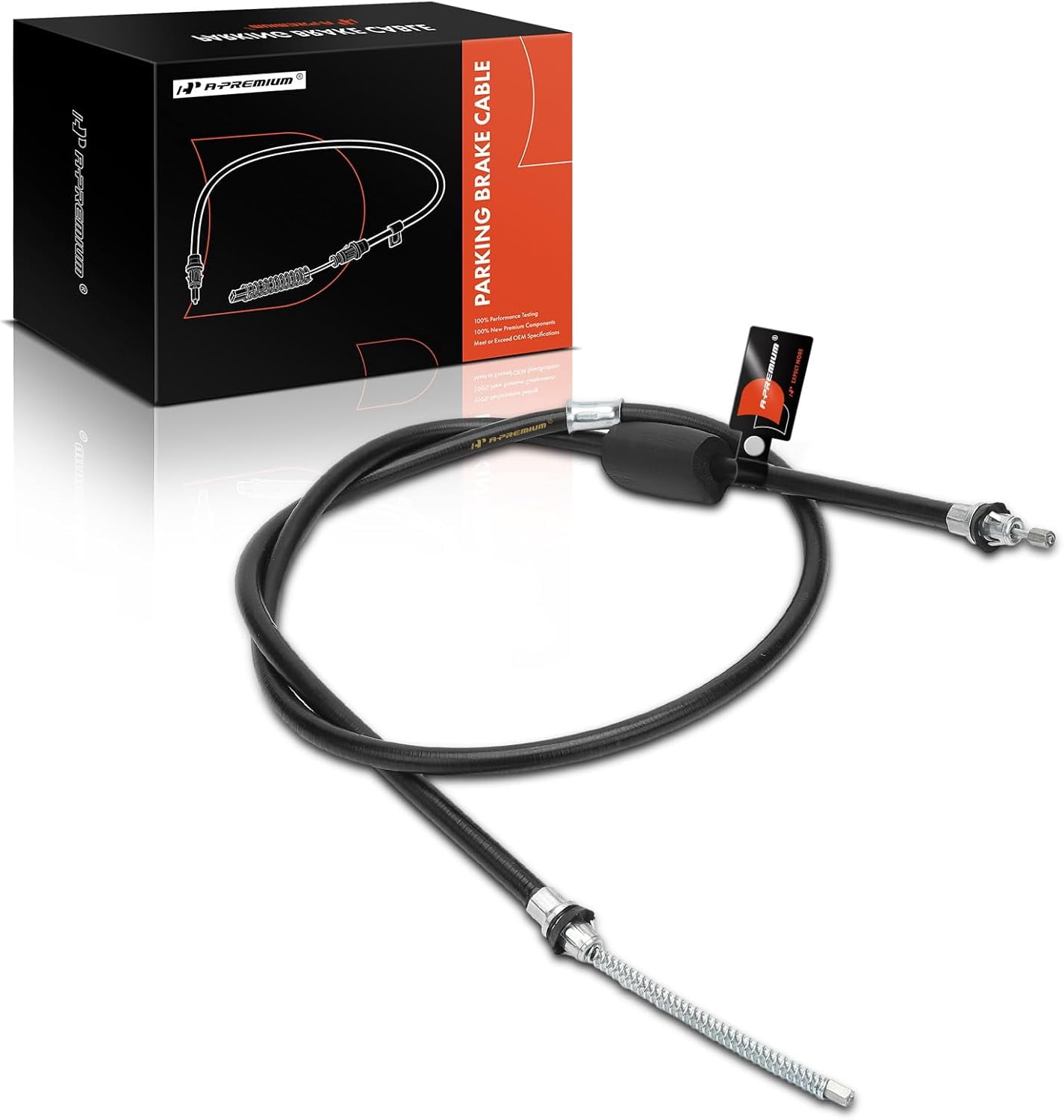 A-Premium Rear Passenger Side Parking Brake Cable Assembly Compatible ...