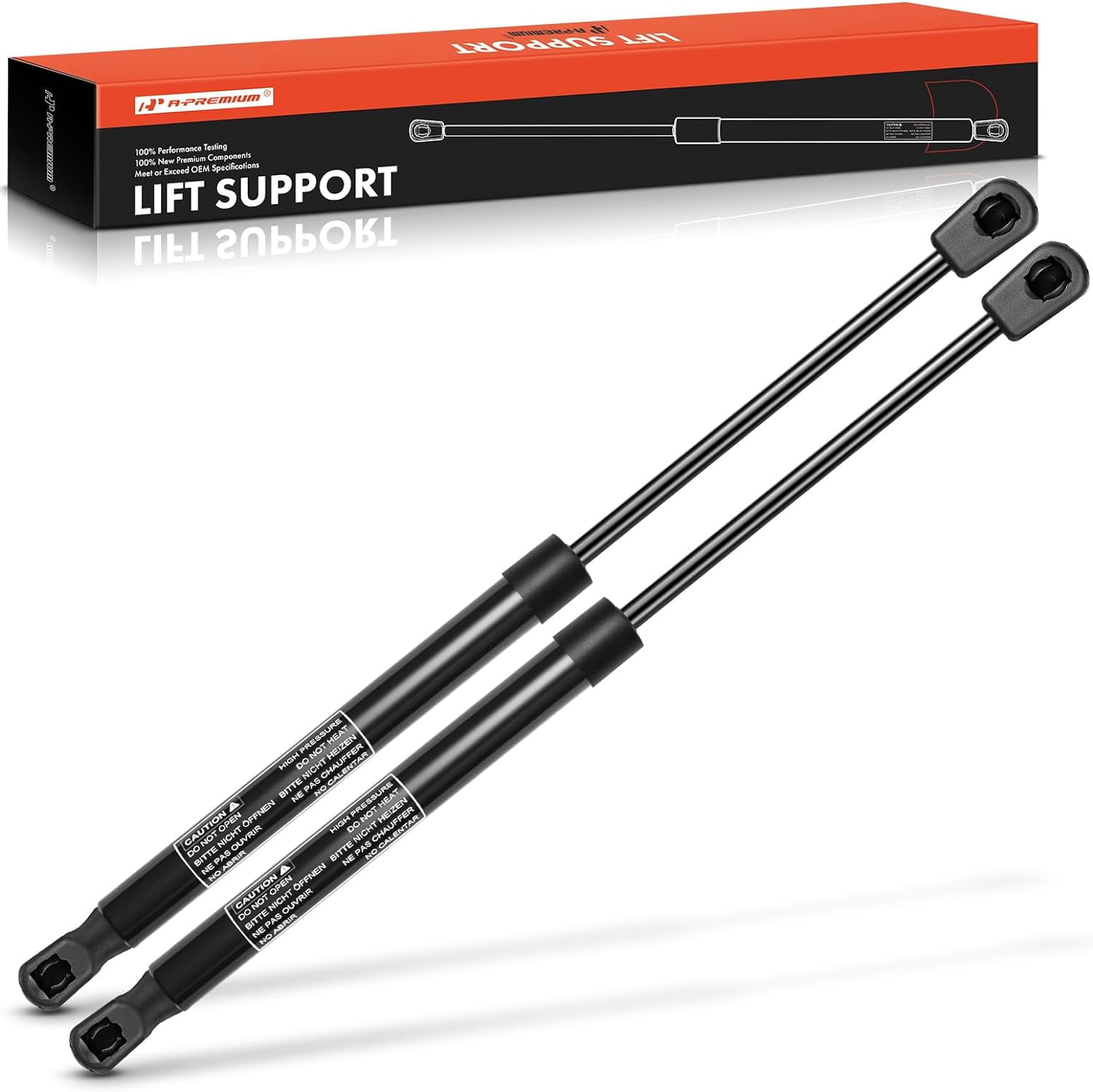 A-Premium Rear Tailgate Lift Supports Shock Struts Compatible with ...