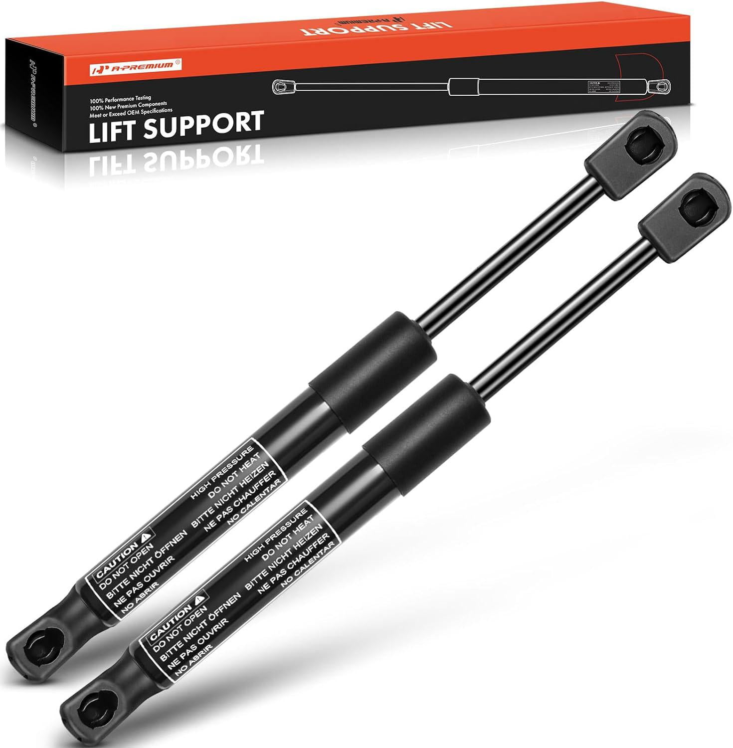 A-Premium Rear Tailgate Lift Supports Shock Struts Compatible with Ford ...