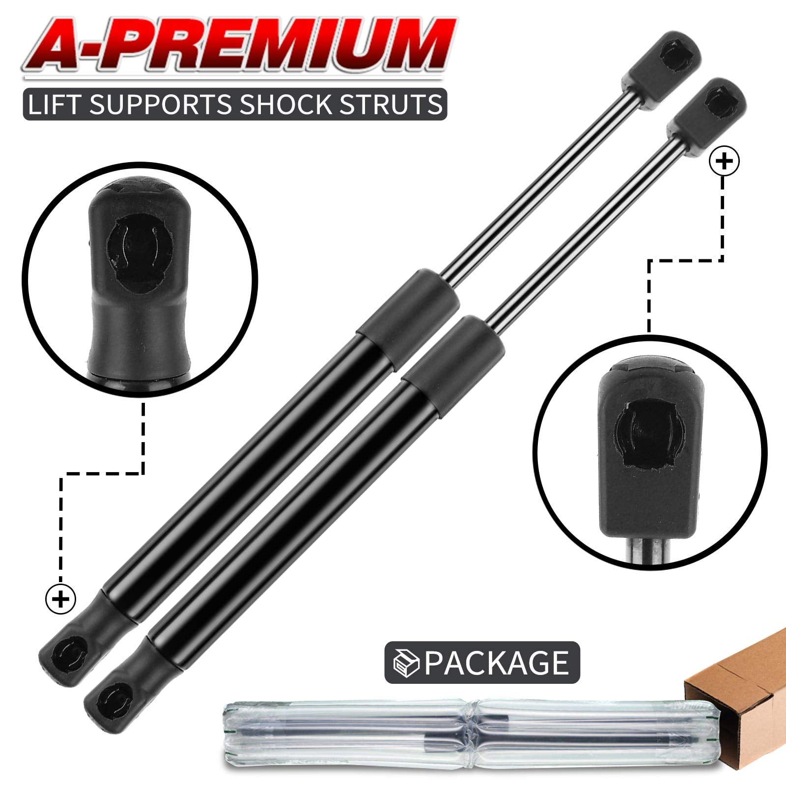 A-Premium Rear Tailgate Lift Supports Shock Struts Compatible with Ford ...
