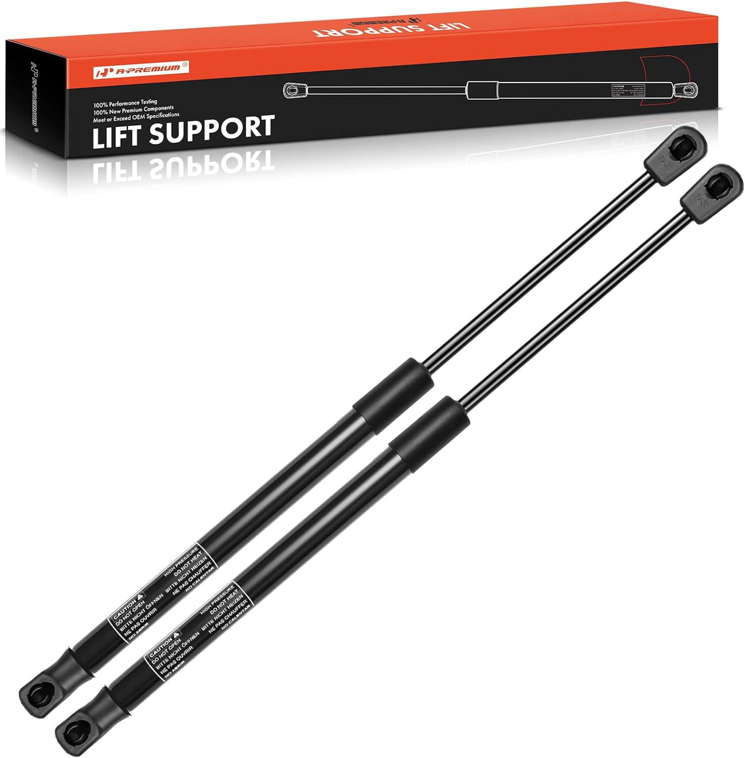 A-Premium Rear Window Glass Lift Supports Shock Struts Gas Spring ...