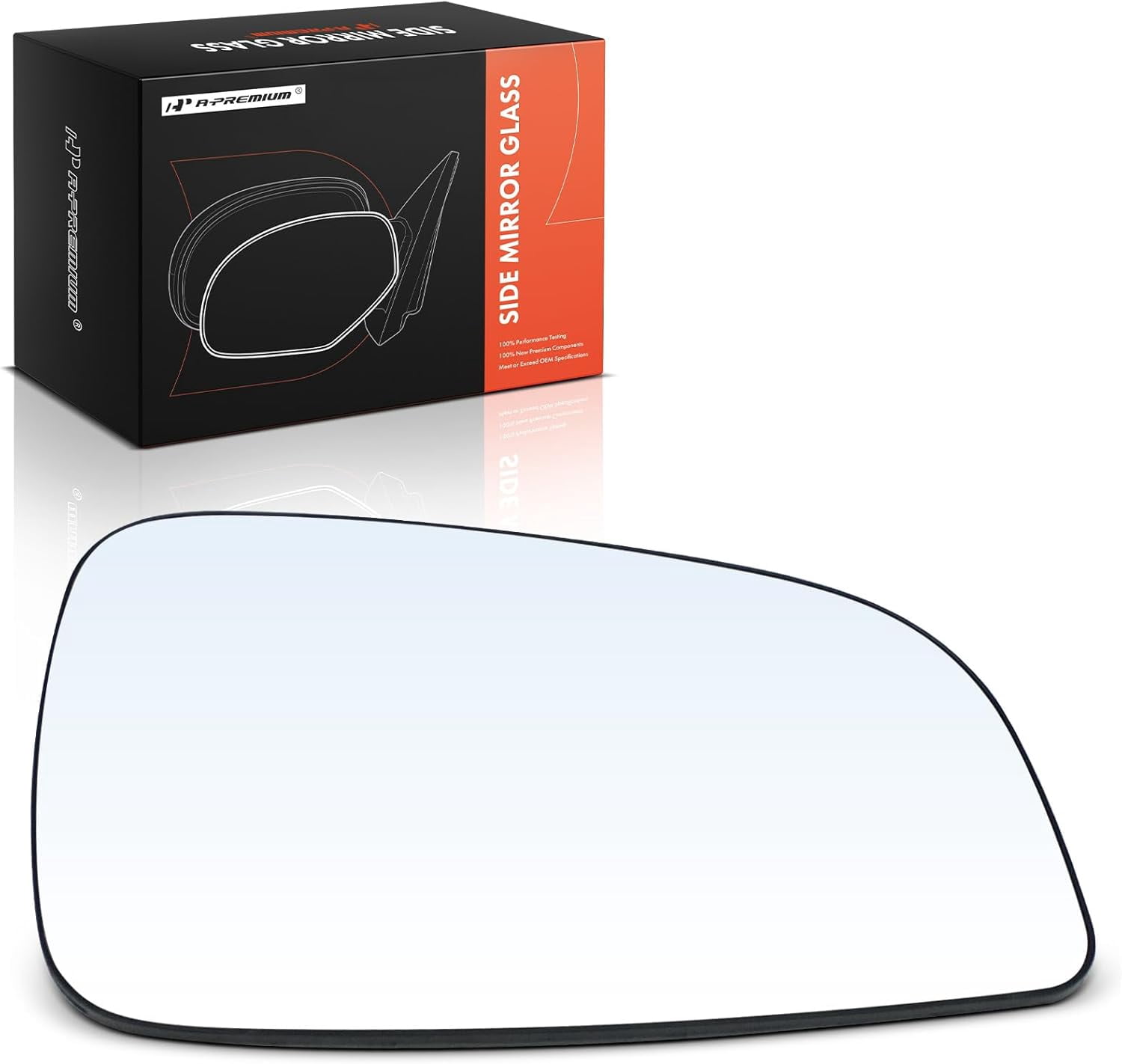 A-Premium Right Passenger Side Heated Mirror Glass with Backing Plate ...