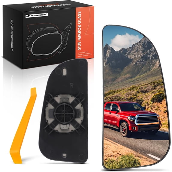 A-Premium Right Passenger Side Lower Mirror Glass - Compatible with ...