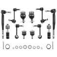 A-Premium Set of 12, Front Rear Sway Bar Link + Outer Inner Tie Rod End & Upper Lower Ball Joint ...