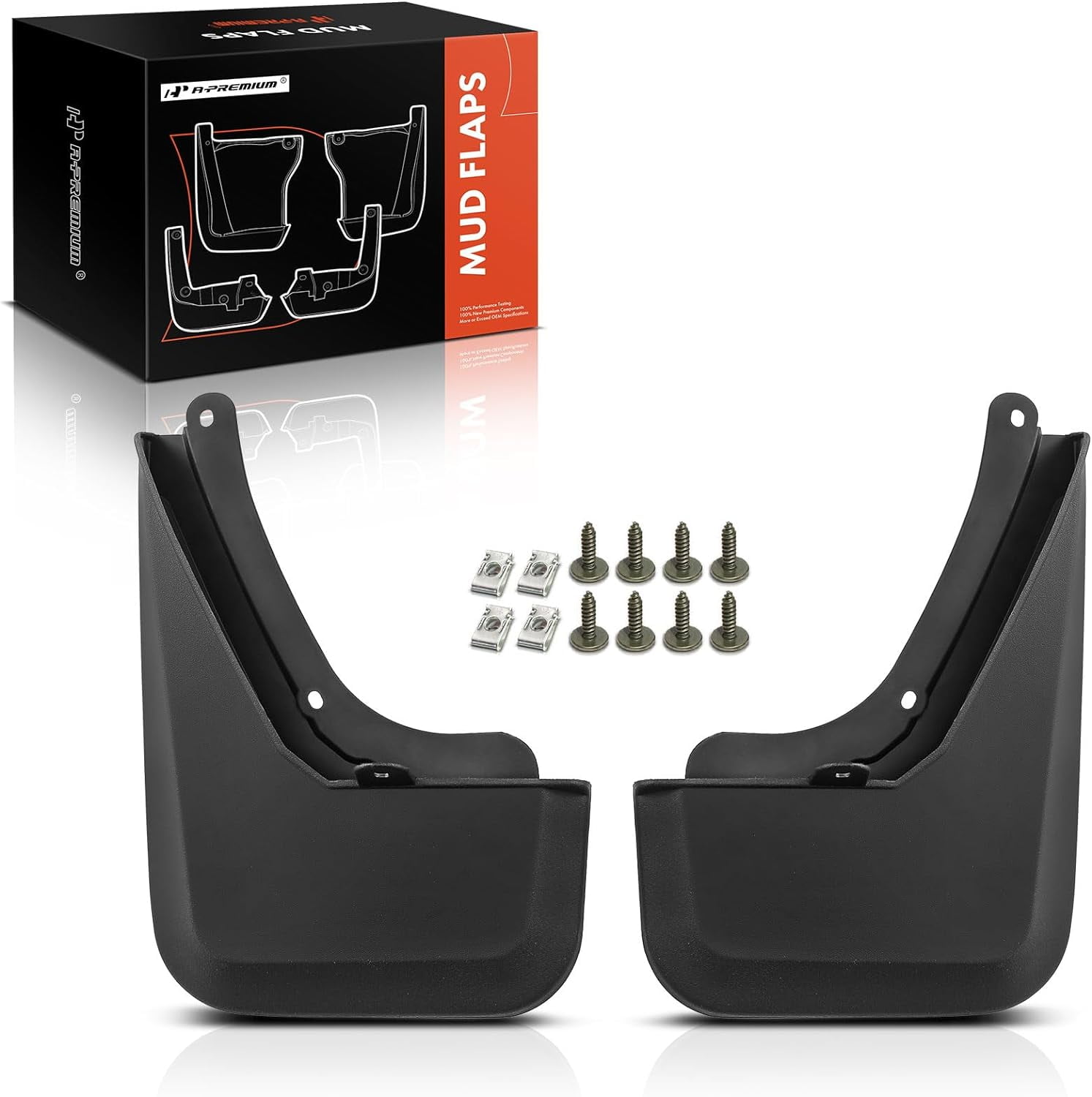 A-Premium Set of 2PCS Mud Flaps Splash Guards Mudflaps Mudguards with ...