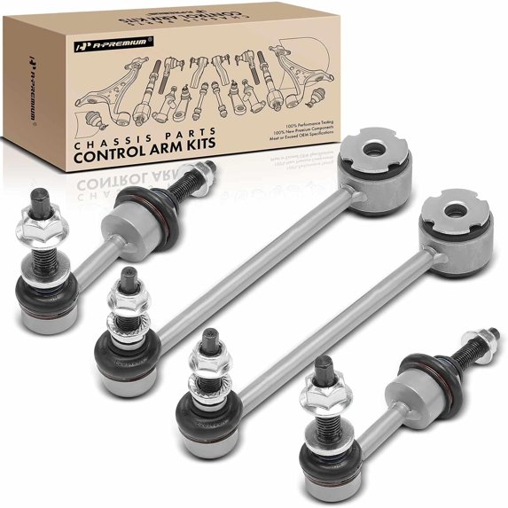 A-Premium Set of 4, Front and Rear Sway Bar Link Stabilizer Link Kit ...