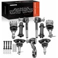 A-Premium Set of 9, Front Upper & Lower Ball Joint, Outer Tie Rod End ...