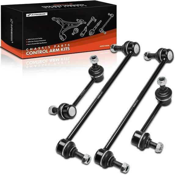 A-Premium Set of 4, Front and Rear Sway Bar Link Stabilizer Link Kit ...