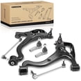 A-Premium Set of 6, Front Lower Control Arm, Outer Tie Rod End, Sway ...