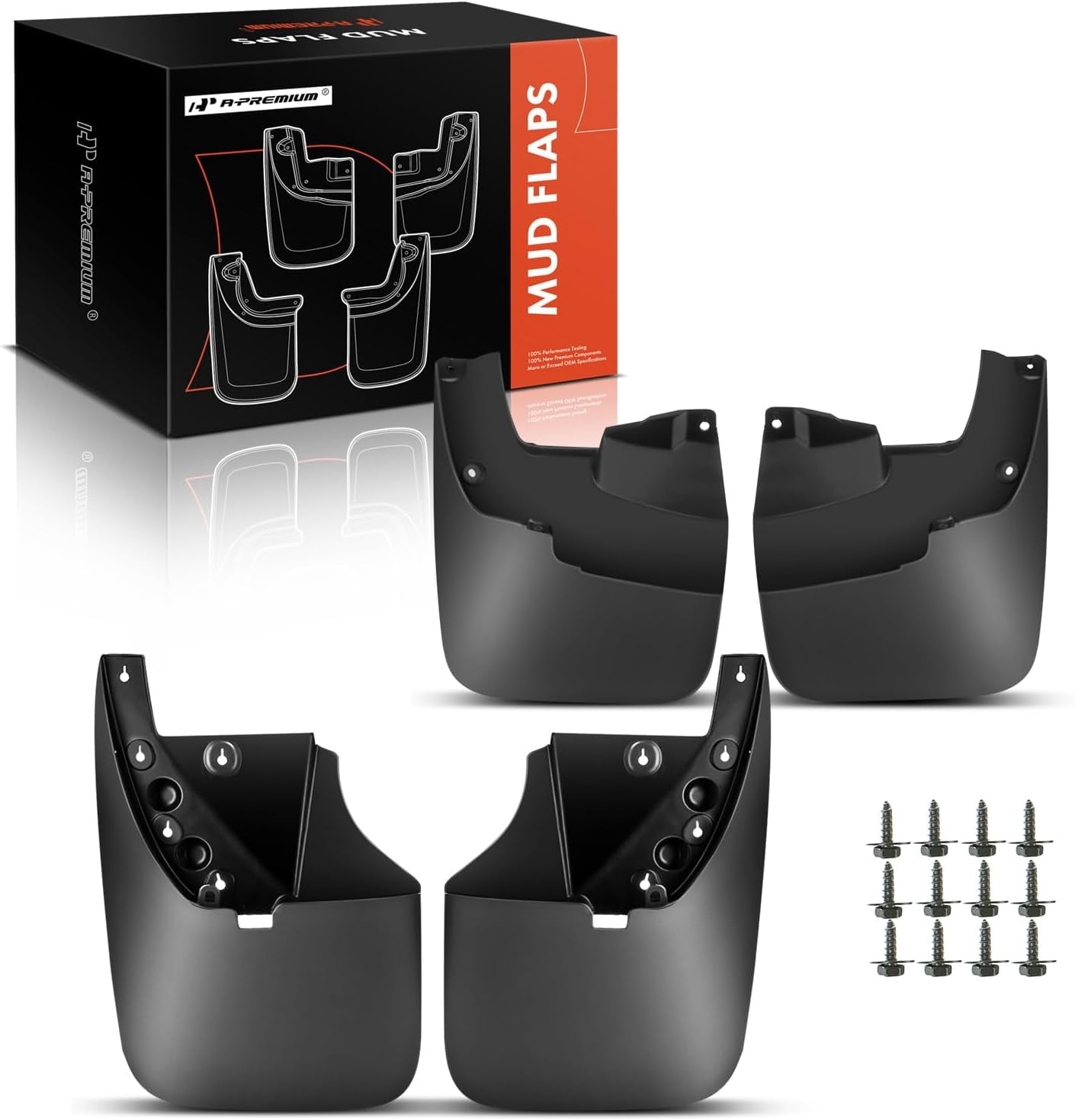 A-Premium Splash Guards Mud Flaps Mudguards Fender Compatible with ...