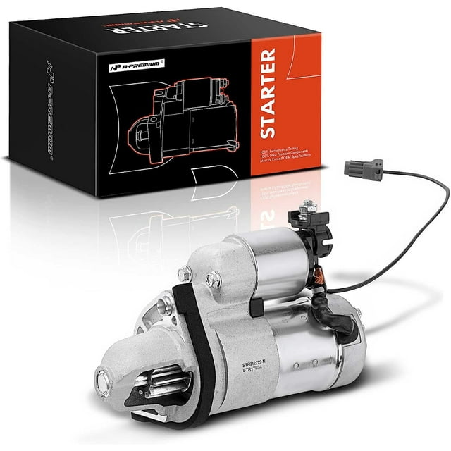 A-Premium Starter Motor Compatible with Nissan 370Z 2009-2019, INFINITI ...