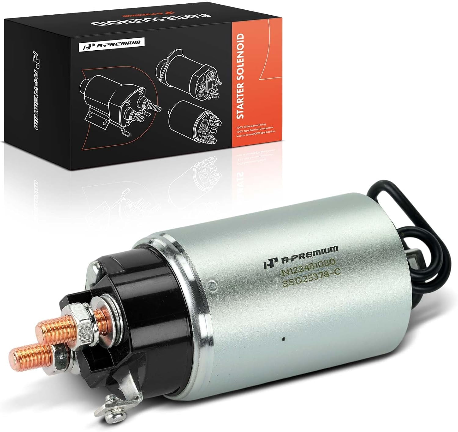 A-Premium Starter Solenoid Compatible with Isuzu, Nissan Models - ELF ...