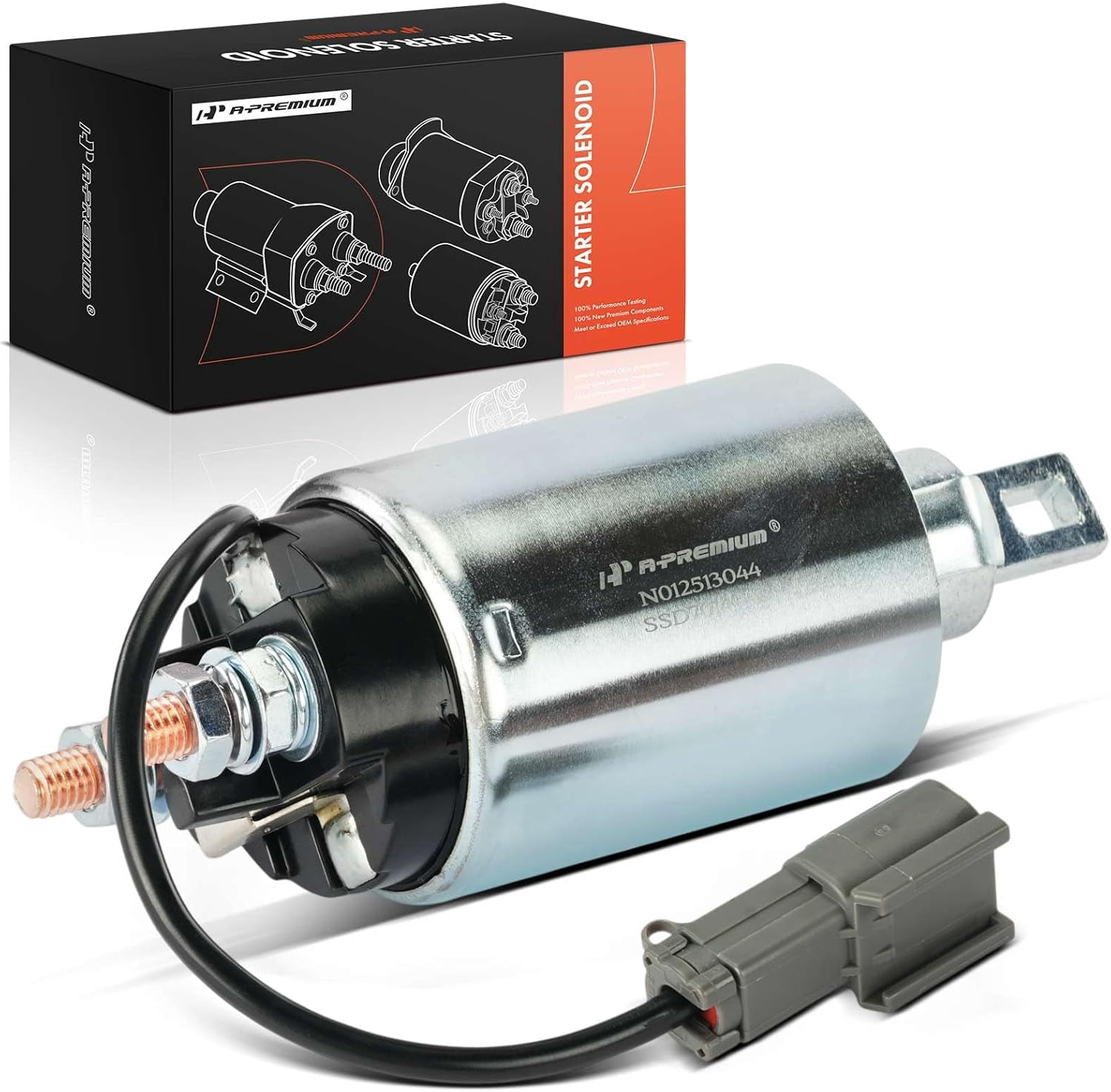 A-Premium Starter Solenoid Compatible with Mitsubishi Models - Fuso FE ...
