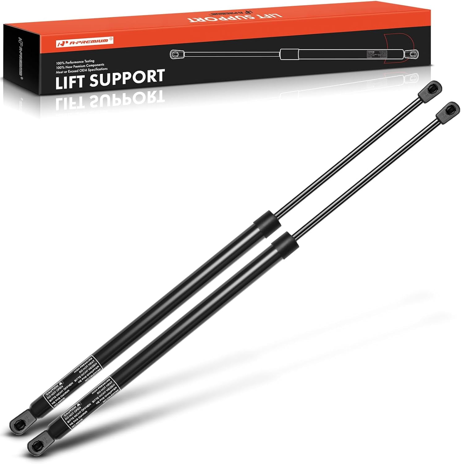 A-Premium Automotive Lift Supports, Steel Black - Walmart.com