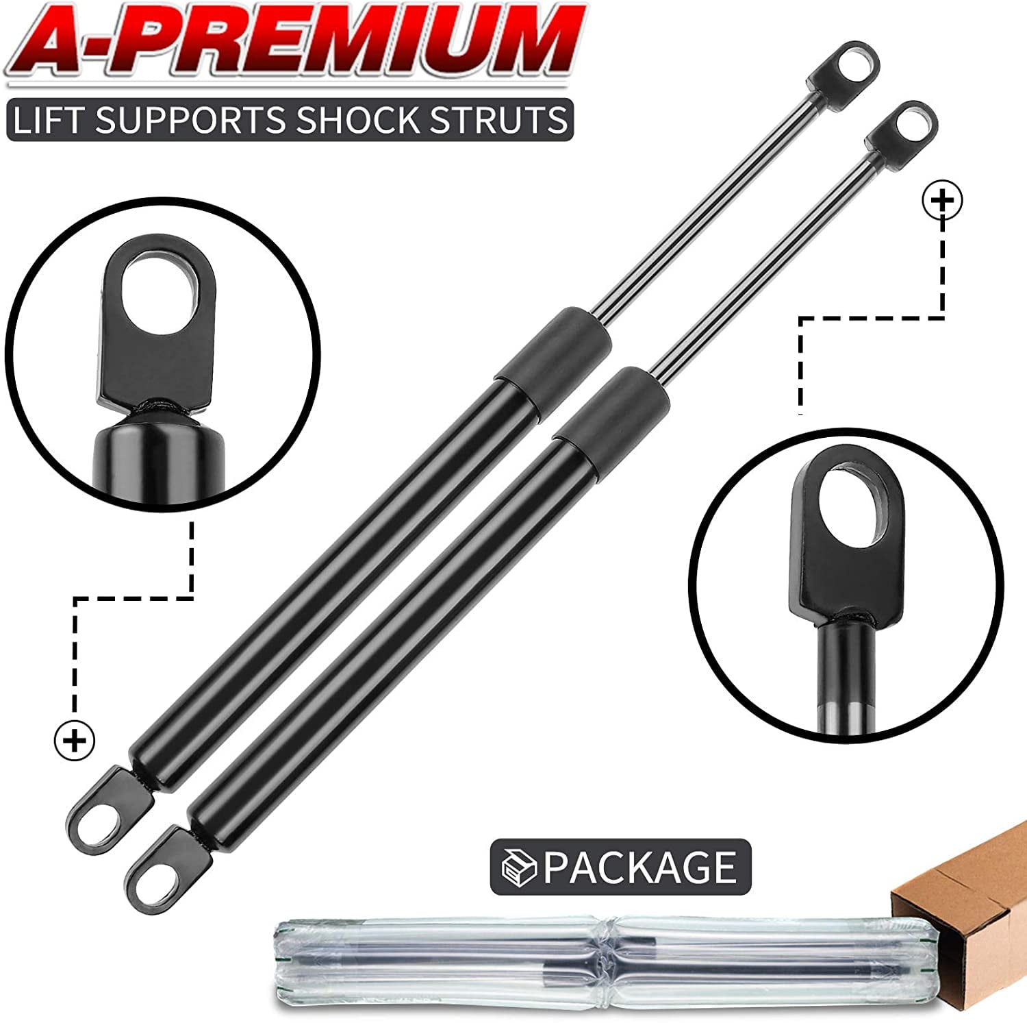 A-Premium Tailgate Rear Trunk Lift Supports Shock Struts Compatible ...