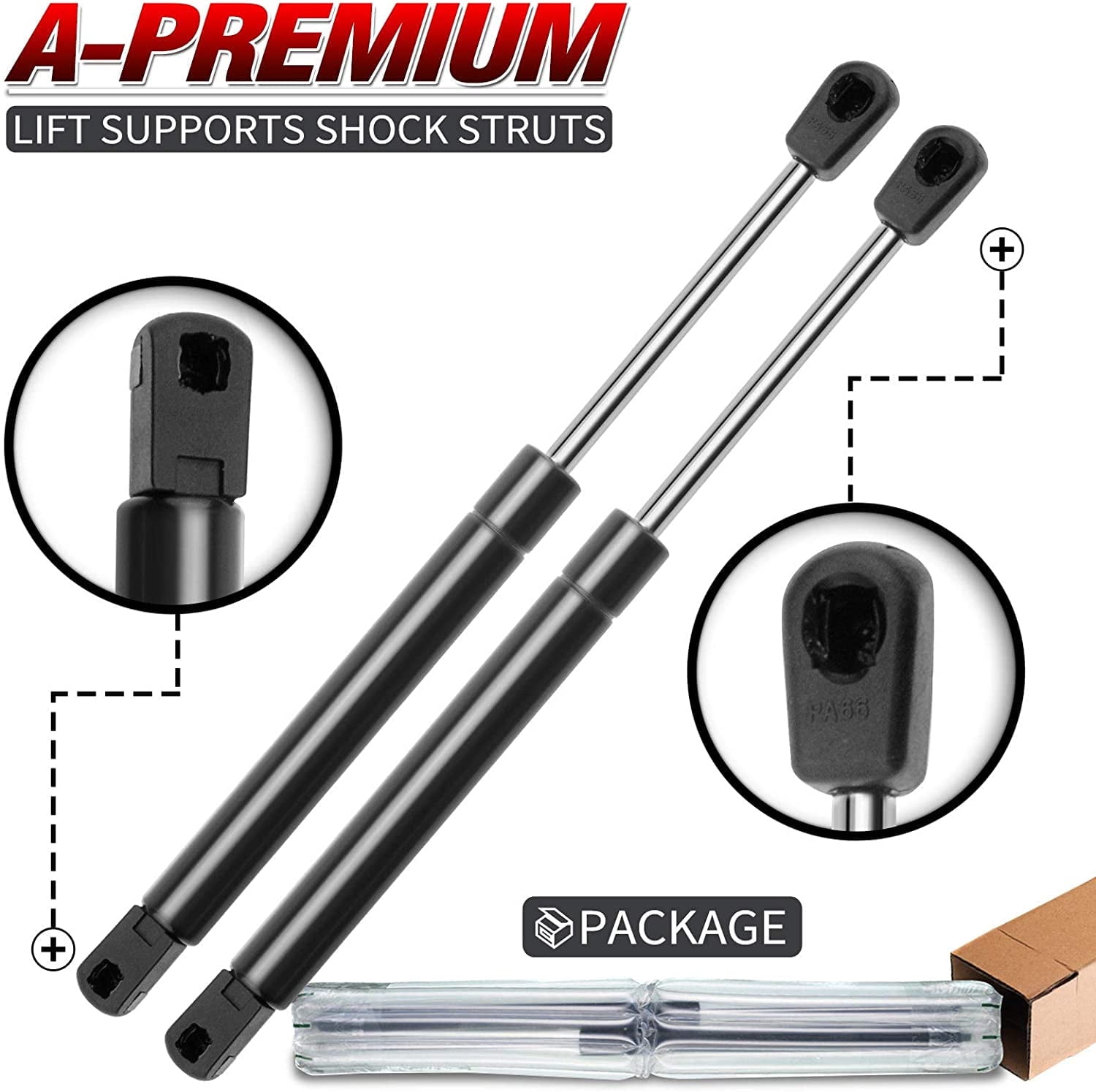 A-Premium Tailgate Rear Trunk Lift Supports Shock Struts Replacement ...
