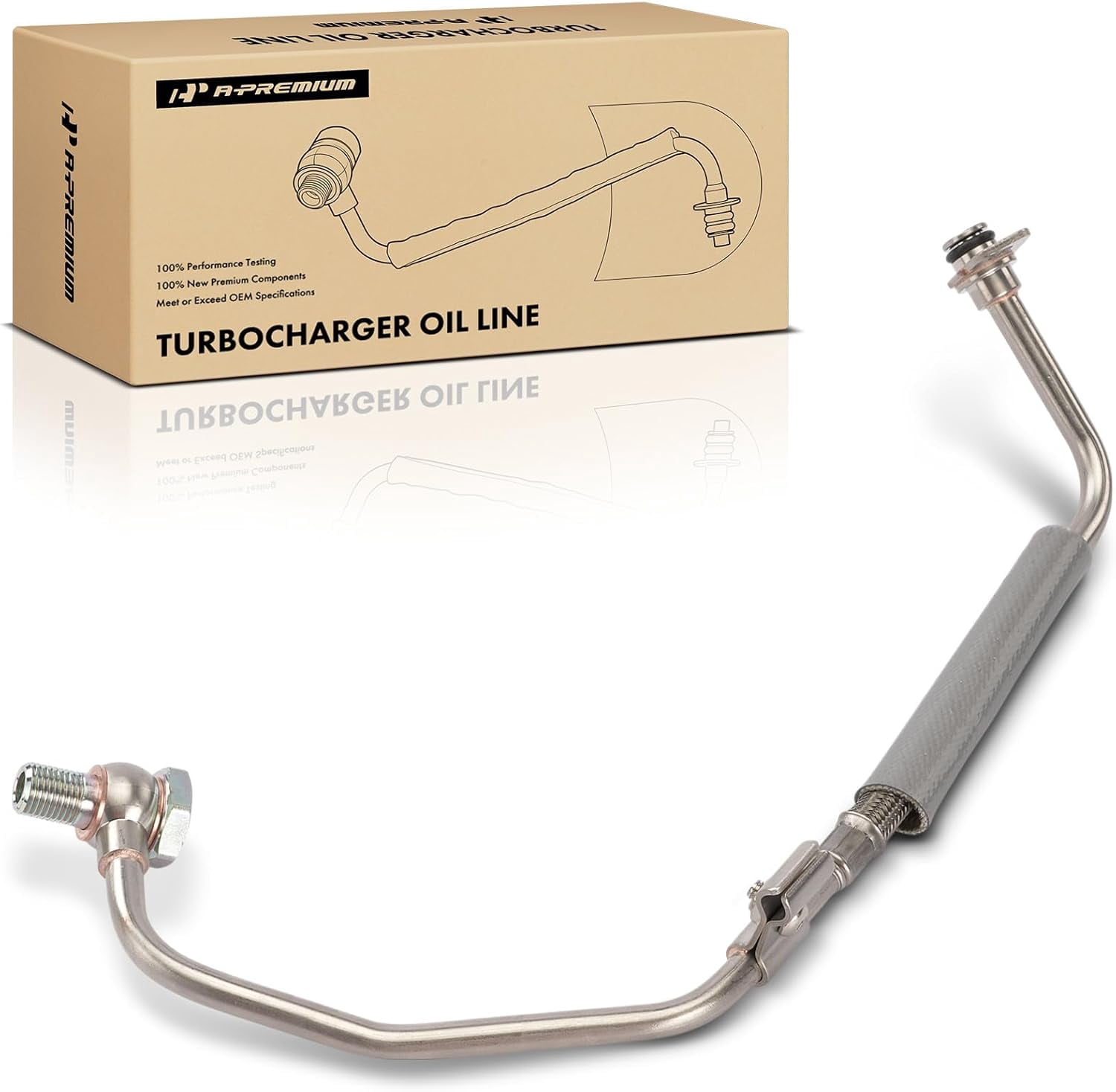 A-Premium Turbocharger Coolant Line Compatible with Ford Mustang 2015 ...