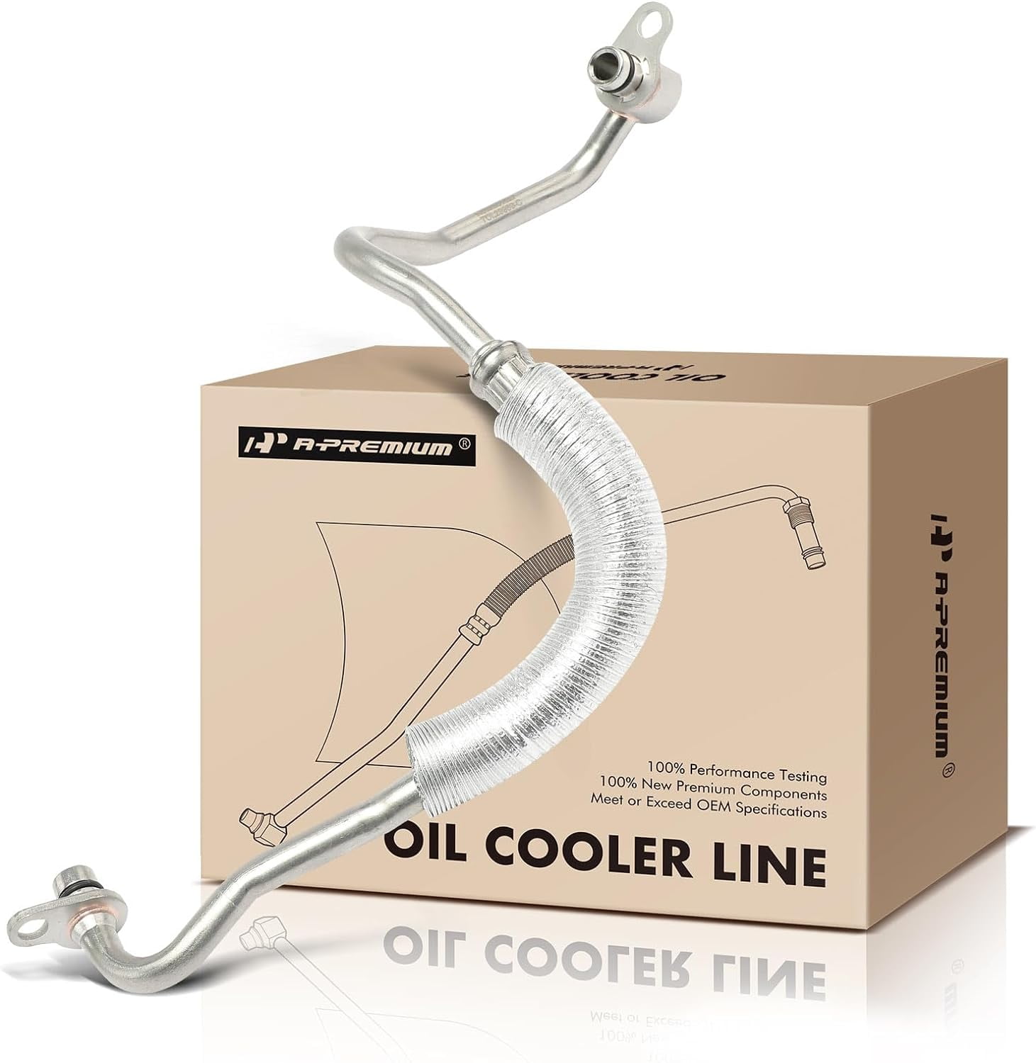 A-Premium Turbocharger Oil Feed Line Compatible with BMW 330i 330i ...