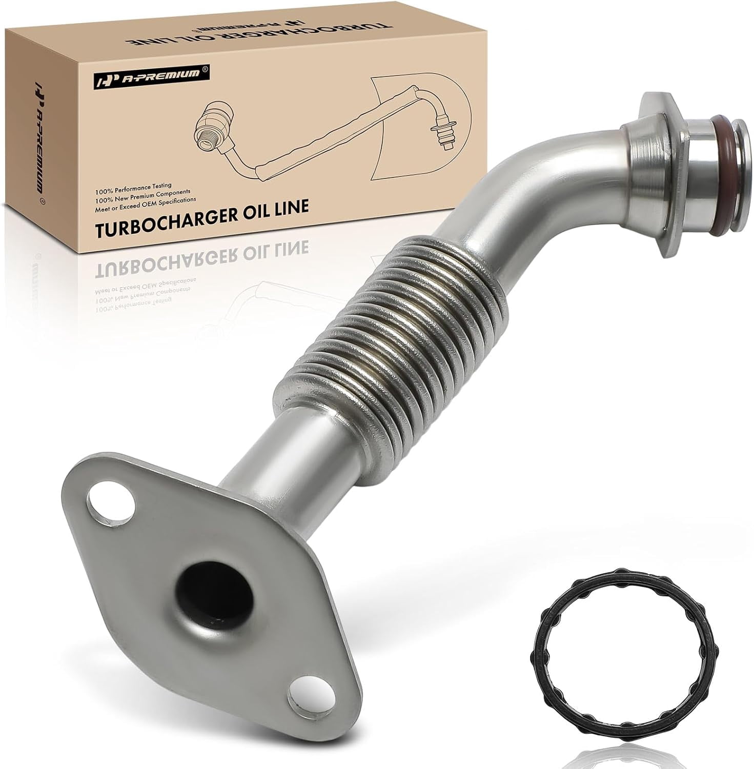 A-Premium Turbocharger Oil Return Line Compatible with Ford Fusion 2017 ...