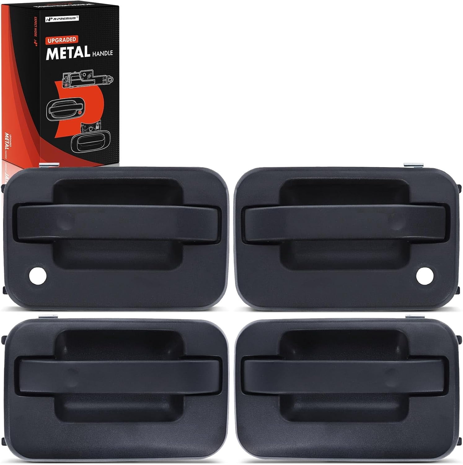 A-Premium Upgraded Metal Exterior Door Handles Compatible with Ford F ...