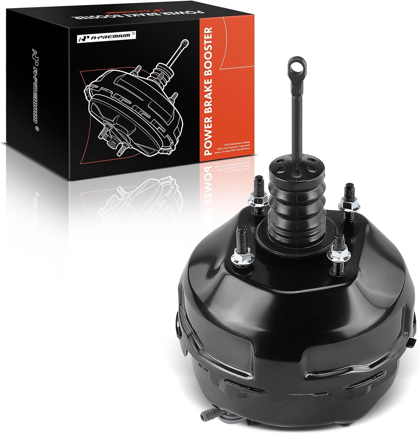 A-Premium Vacuum Power Brake Booster Without Master Cylinder Compatible ...