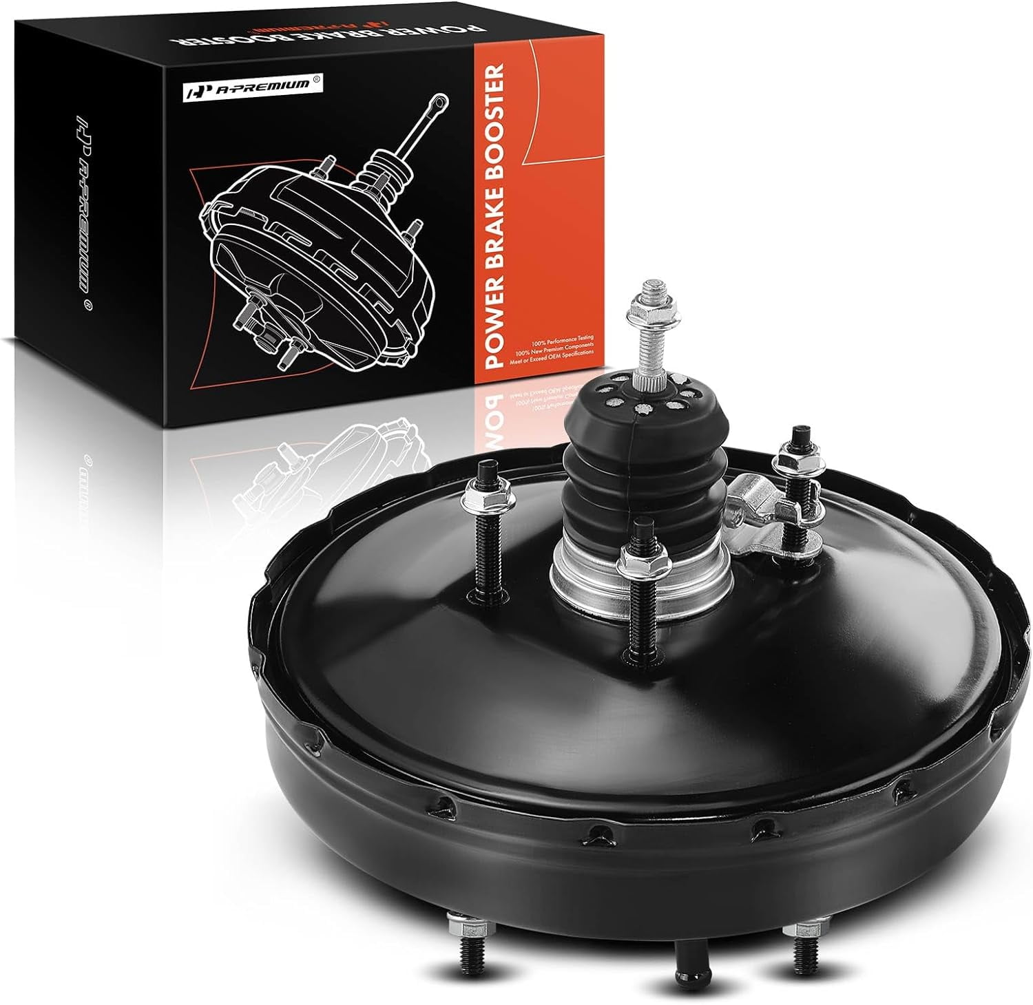 A-Premium Vacuum Power Brake Booster Without Master Cylinder Compatible ...
