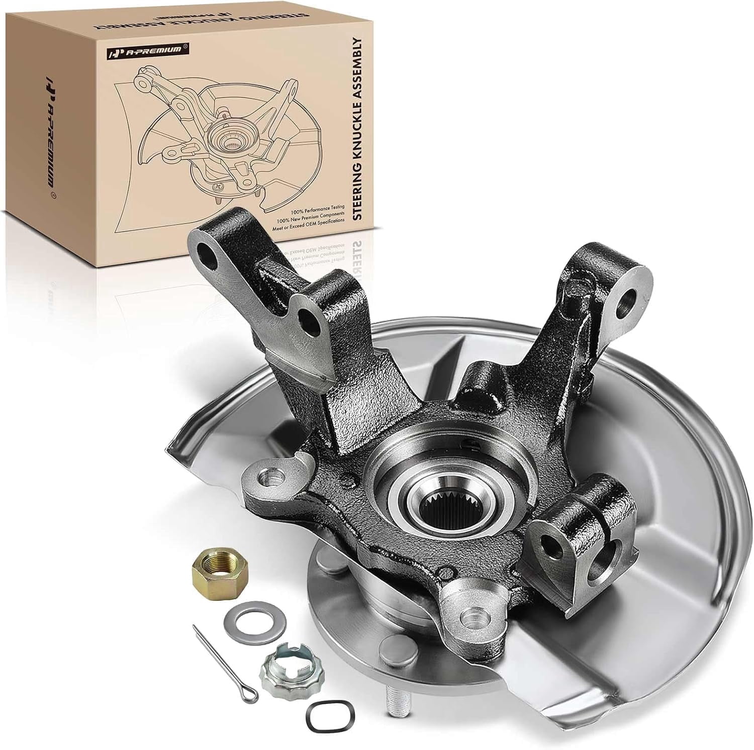 A-Premium Wheel Hub Bearing Knuckle Assembly Compatible with Dodge ...