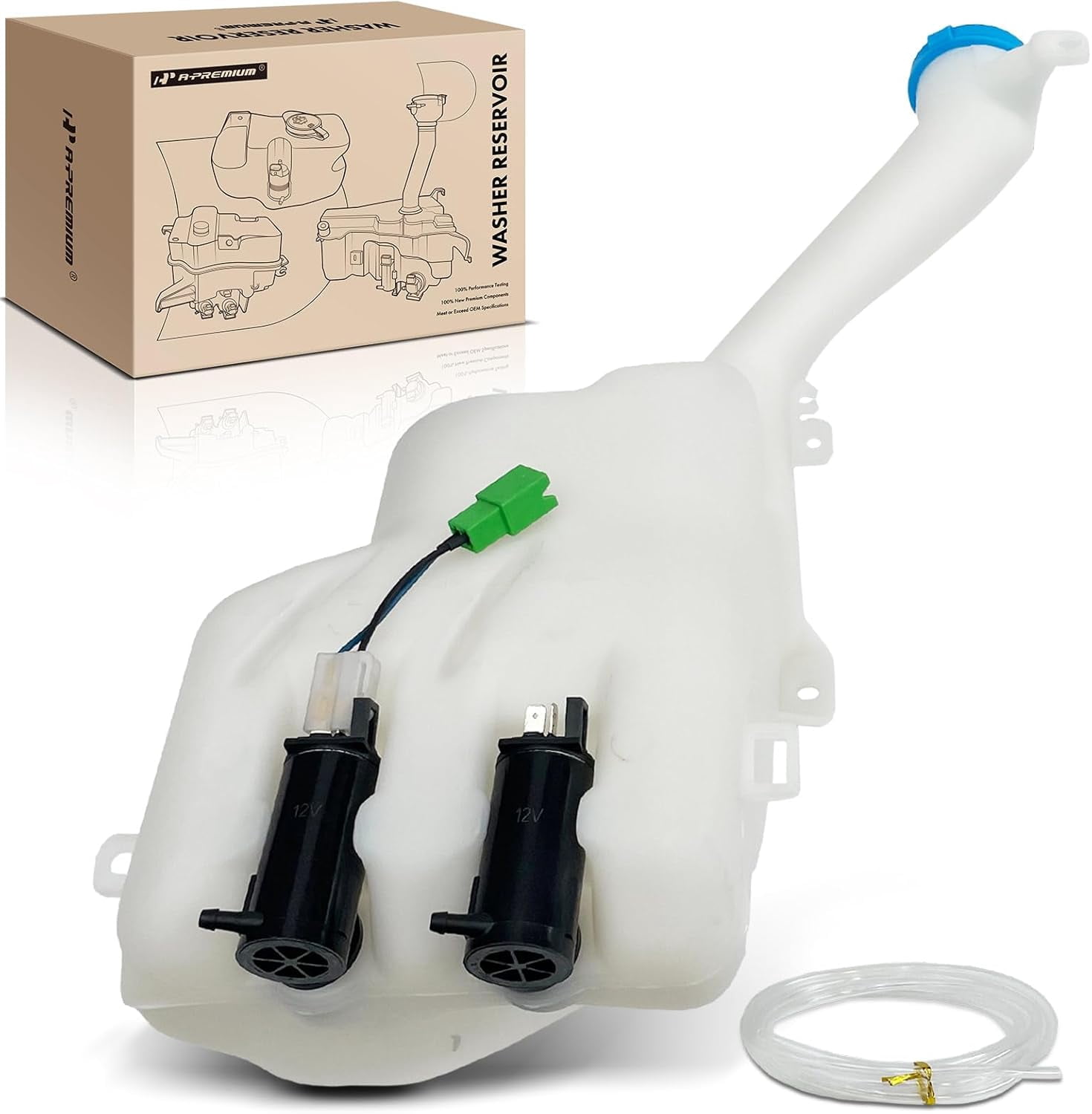 A-Premium Windshield Washer Reservoir Compatible with Select Honda ...