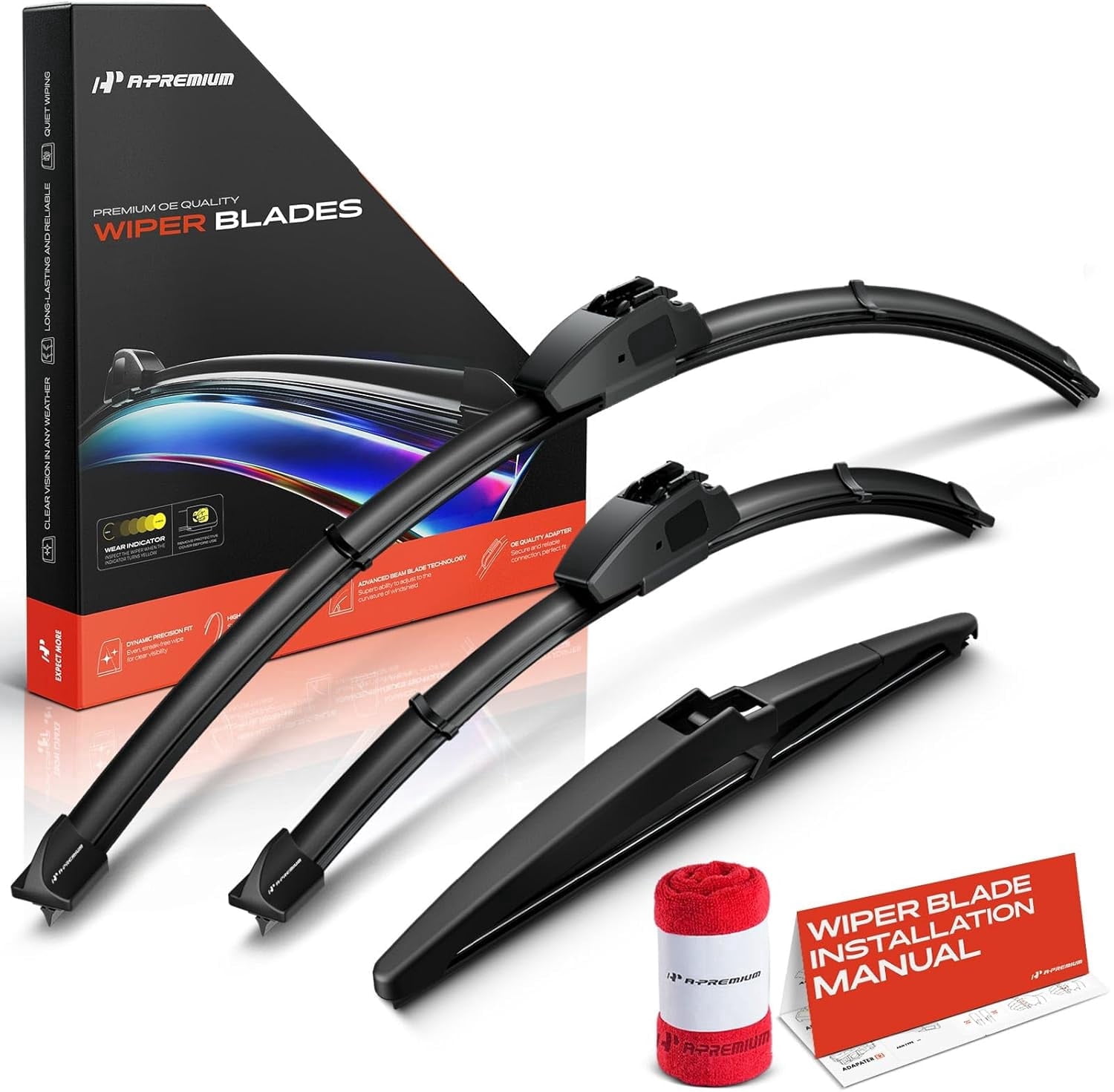 A-Premium Windshield Wiper Blades Compatible with Toyota Highlander ...