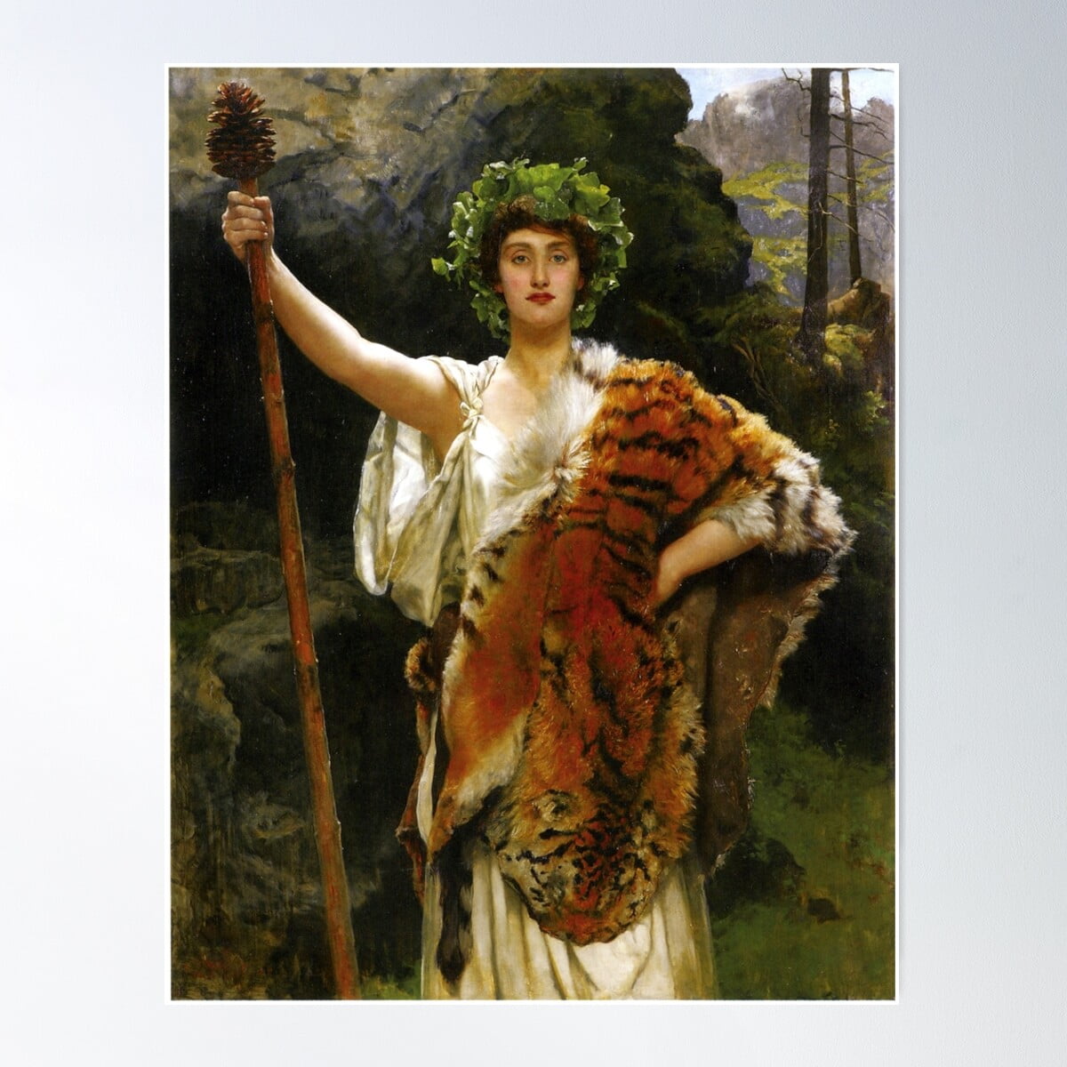 A Priestess Of Bacchus - John Collier Poster Wall Art, Modern Wall ...