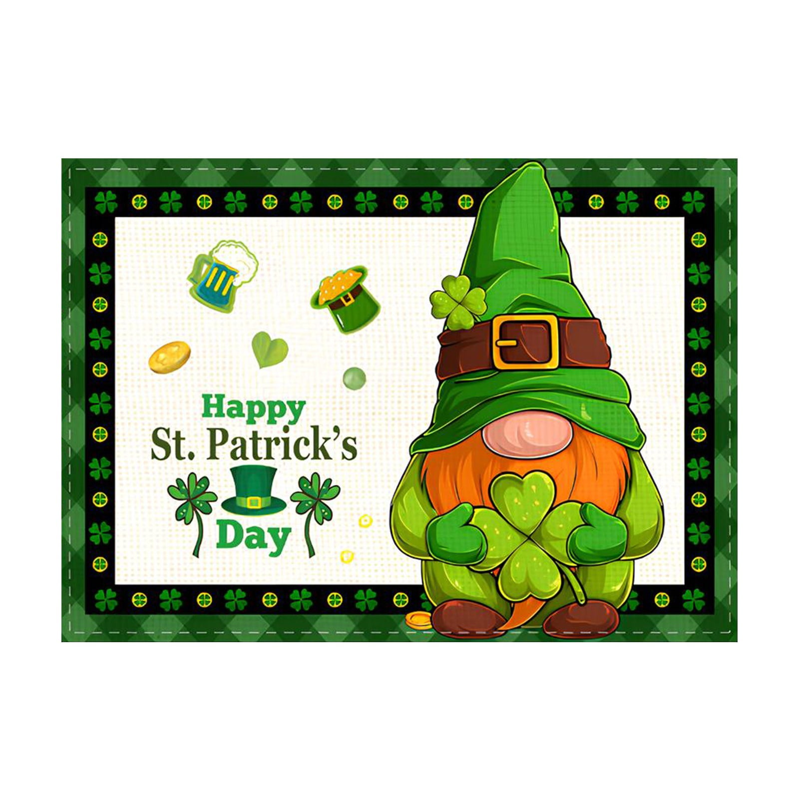 A Printed Saint-Patrice Place Mats For Your Home Kitchen Antis-Fouling ...