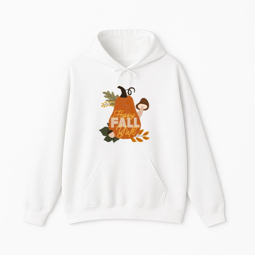 A Pumpkin Leaves Autumn Seasonal Design Happy Fall YAll Themed Graphic ...