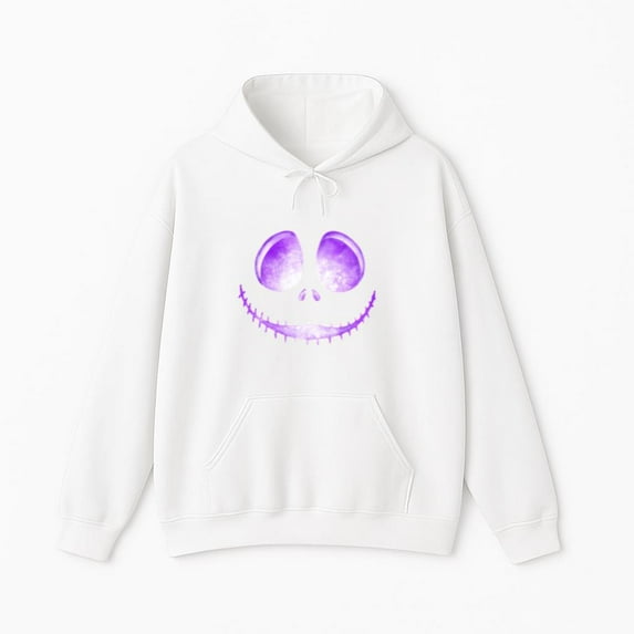 A Purple Version Creepy Graphic For A Scary Night Themed Pullover ...