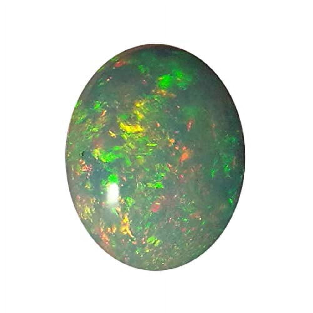 A+ Quality Astrological Australian Fire Opal Stone 3.25 Ratti / 2.98 Ct. Lab-Certified Natural ...