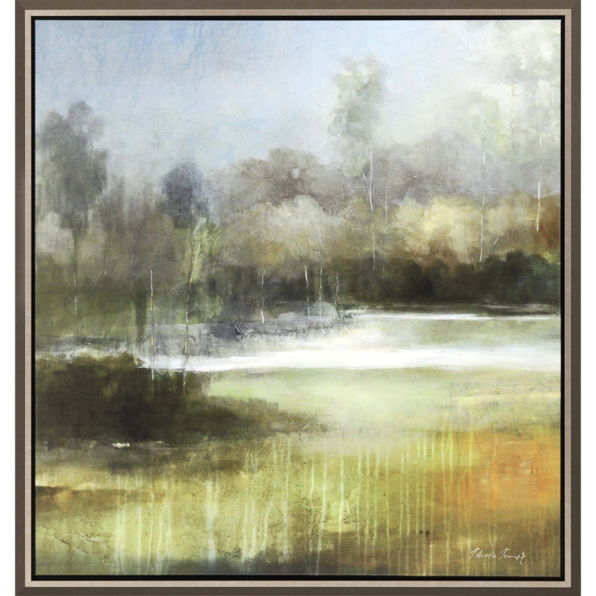 A Quiet Place Canvas Silver Floater Frame Print Wall Art - Walmart.com