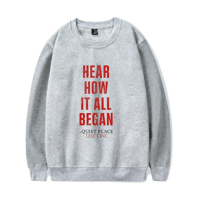 A Quiet Place: Day One Movie Crewncek Sweatshirt Merch Casual ...