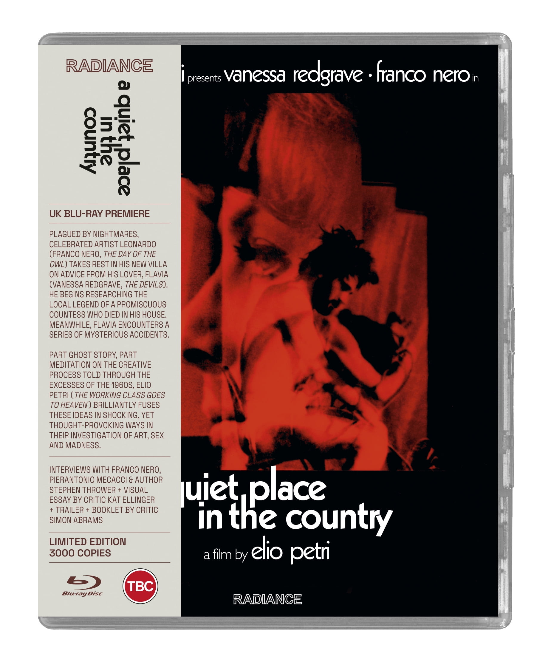 A Quiet Place in the Country (Limited Edition) (Blu-ray) Franco Nero Vanessa Redgrave - Walmart.com
