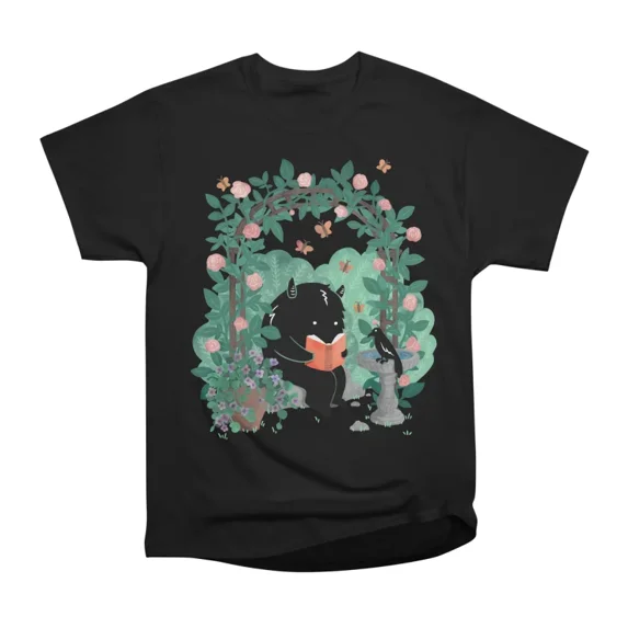 A Quiet Summer Spot Book Reading Monster T-Shirt Tee Gift For Him Merch ...