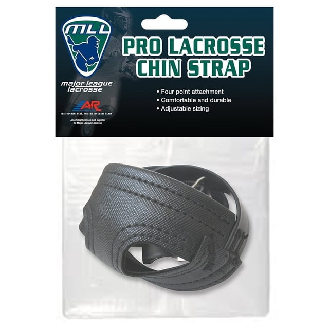 A&R MLL Major League Lacrosse Pro Helmet 4 Pt. Chin Strap Adjustable ...
