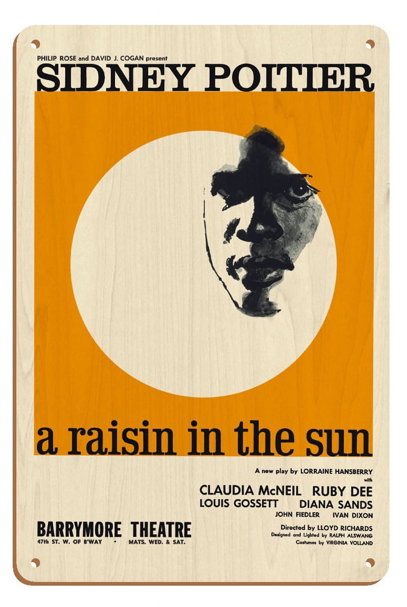 A Raisin in the Sun - Starring Sidney Poitier and Claudia McNeil ...