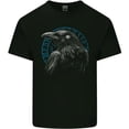 A Raven In Viking Symbols Text Valhalla T-Shirt - Walmart.com