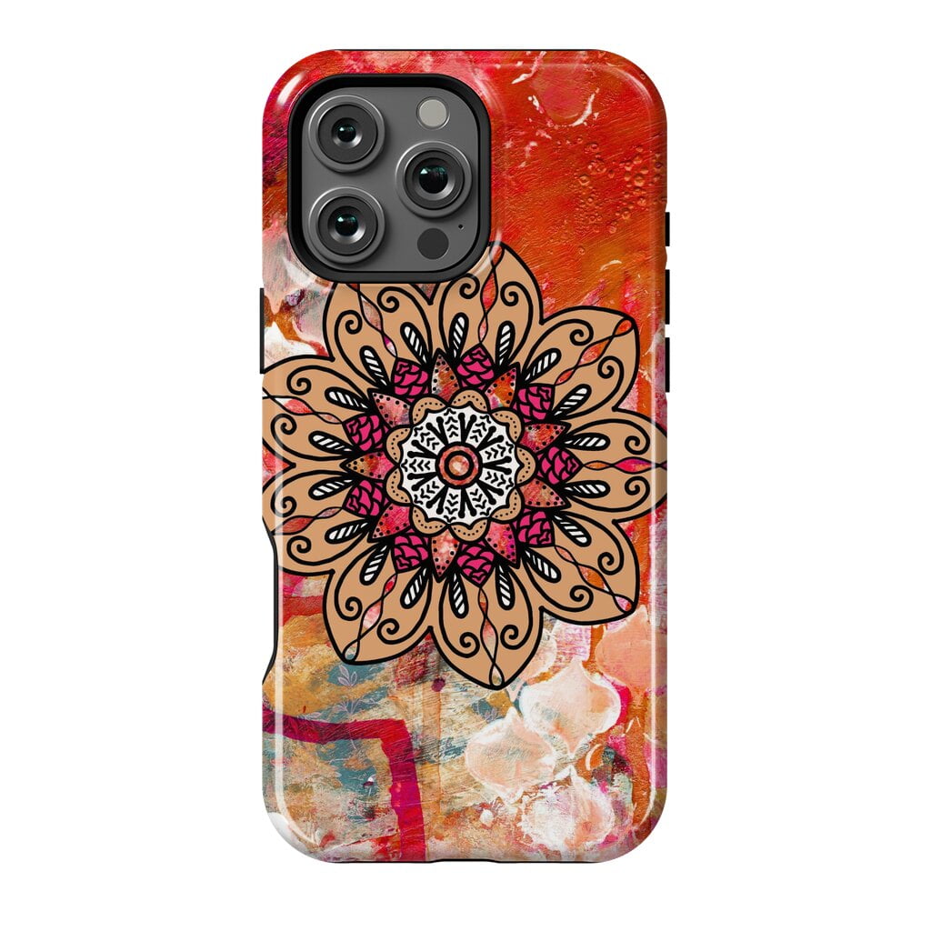 A Red Mandala Themed Spiritual And Energetic Design Tough Case for ...