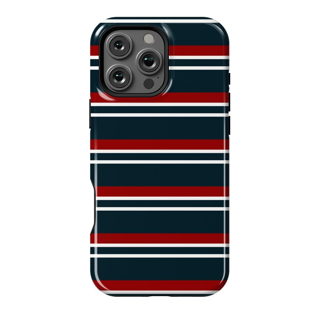 A Red Pastel Stripes Themed Soft And Gentle Design Tough Case for ...